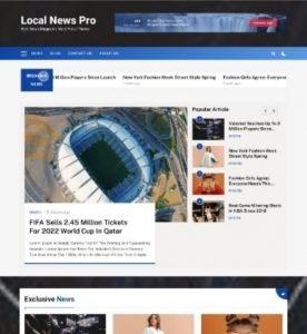 Local News Free WordPress Theme