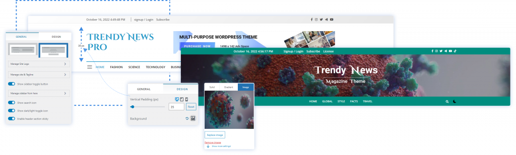 Trendy News Free WordPress Theme
