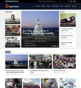 Digital Newspaper WordPress Theme | 5k+ active installations